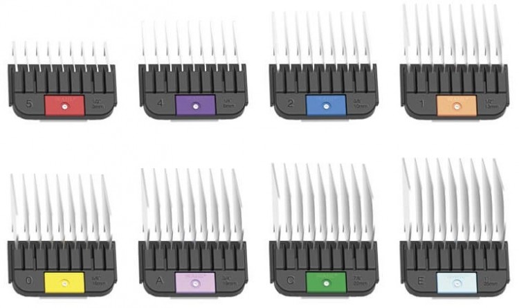 Набор металлических насадок Wahl (3, 6, 10, 13, 16, 19, 22, 25 мм) 1247 ...